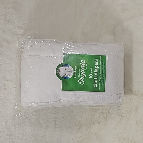 Gerber | Accessories | Gerber Organic Cotton Pack Cloth Diapers Prefold ...